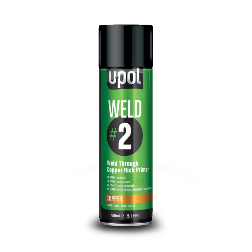 UPOL #2 Weld Through Primer Copper Rich 450ml - SprayWare