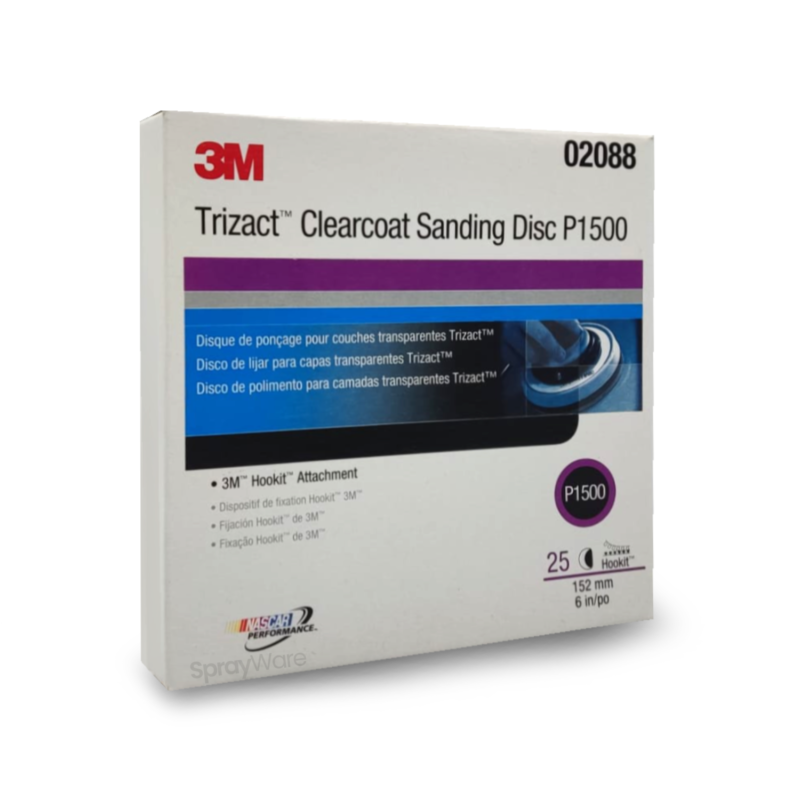 3M Trizact P1500 Clearcoat Sanding Disc 150mm - SprayWare